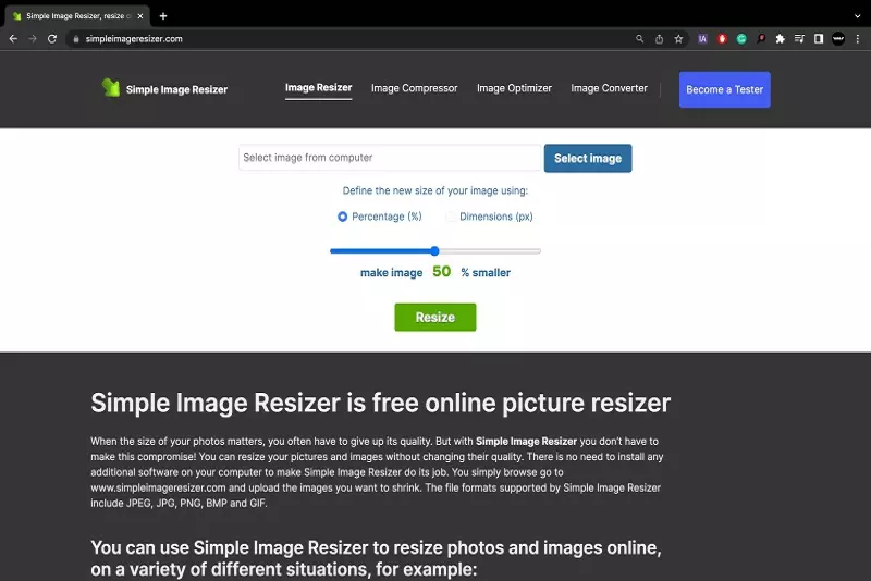 Shrink.media vs Simple Image Resizer- Find out Which is Best
